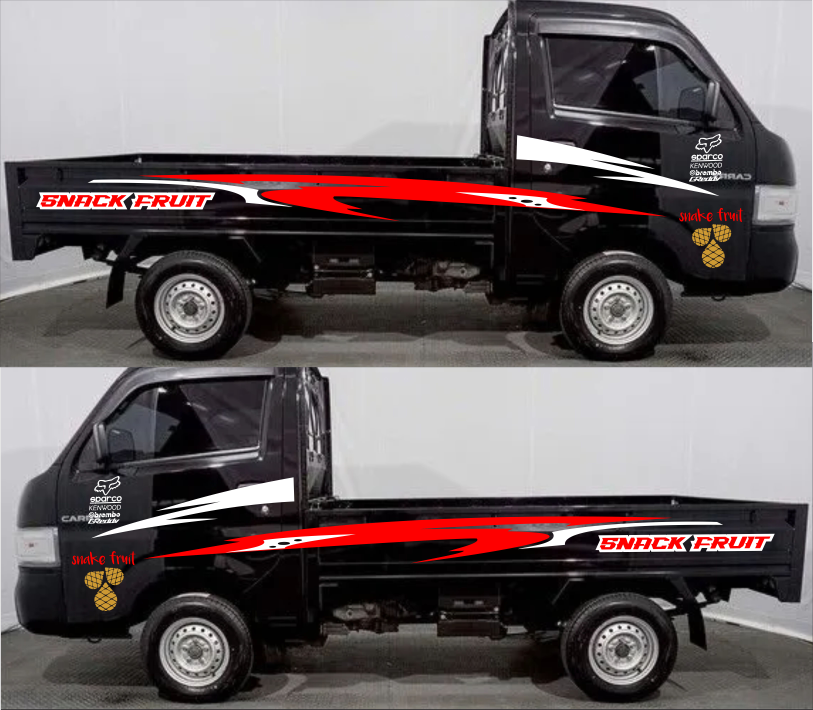0241 cutting sticker mobil pick up NEW CARRY custom nama | Lazada Indonesia