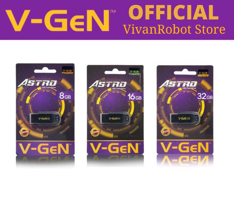 Flashdisk V-Gen Astro Usb Vgen 8GB 16GB 32GB 64GB Usb Flash disk Astro V gen Original Resmi ...