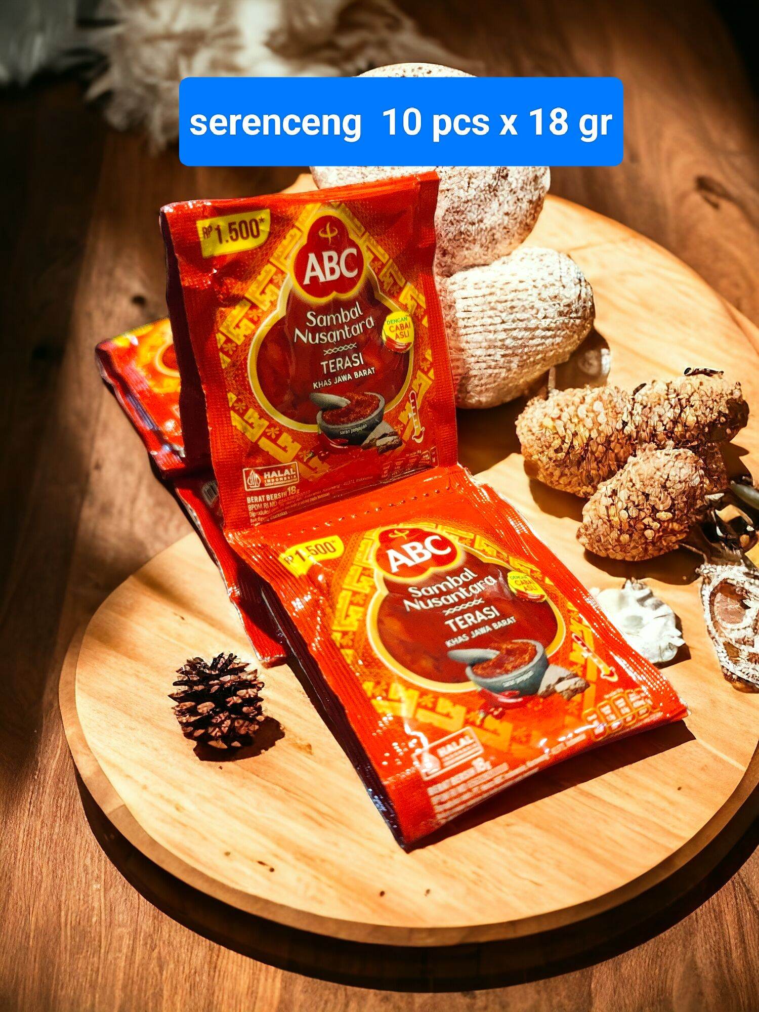 ABC sambal Nusantara terasi 10 x 18 gram | Lazada Indonesia