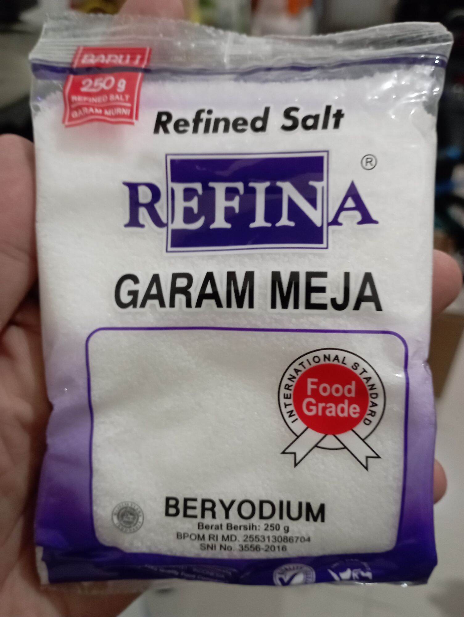 REFINA/Garam Meja/250 Gram/Harga Terjangkau/Praktis/Top | Lazada Indonesia