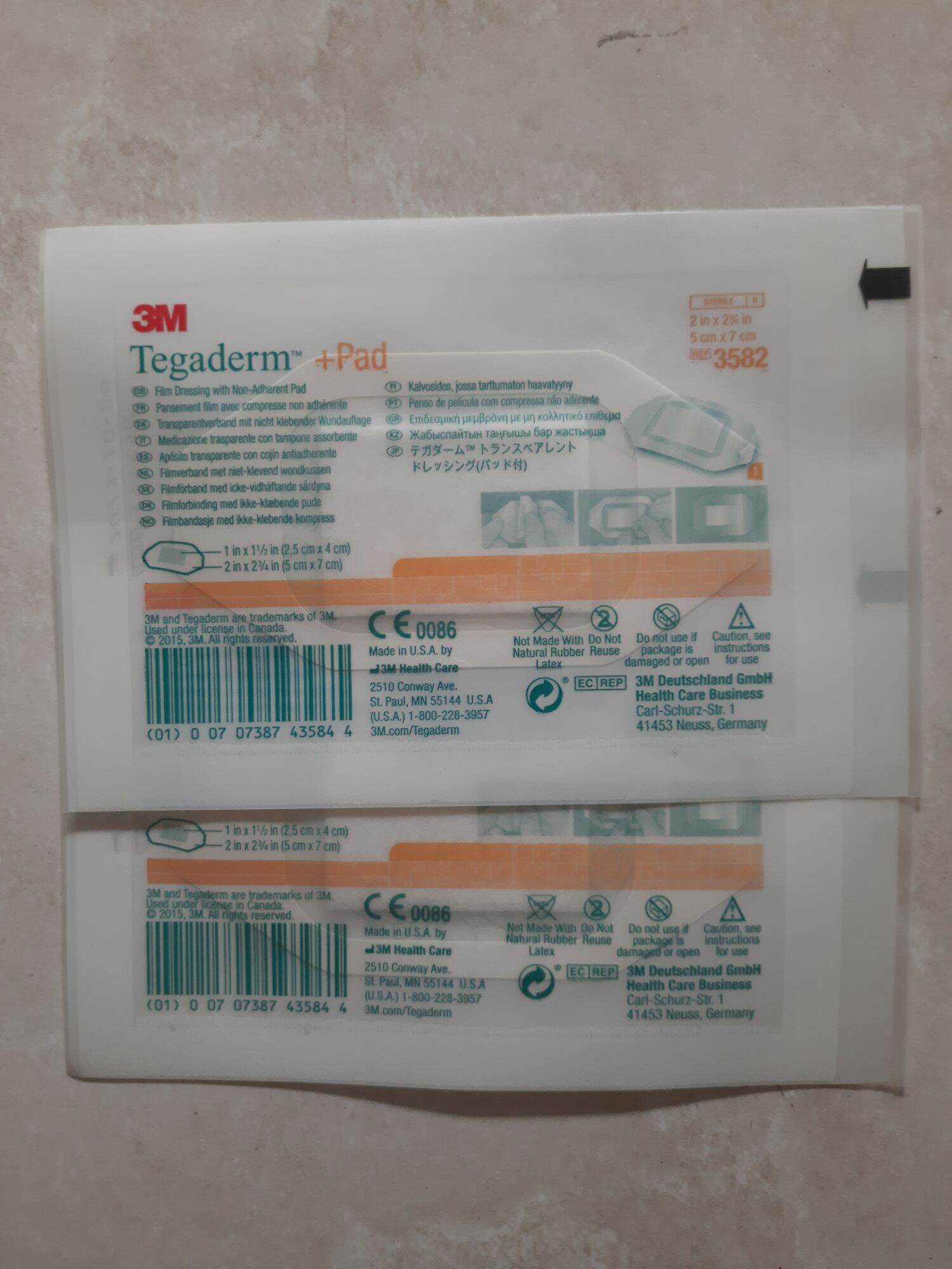 3M Tegaderm 3582 + Pad / Plester Luka Transparan Tahan Air / Tegaderm ...