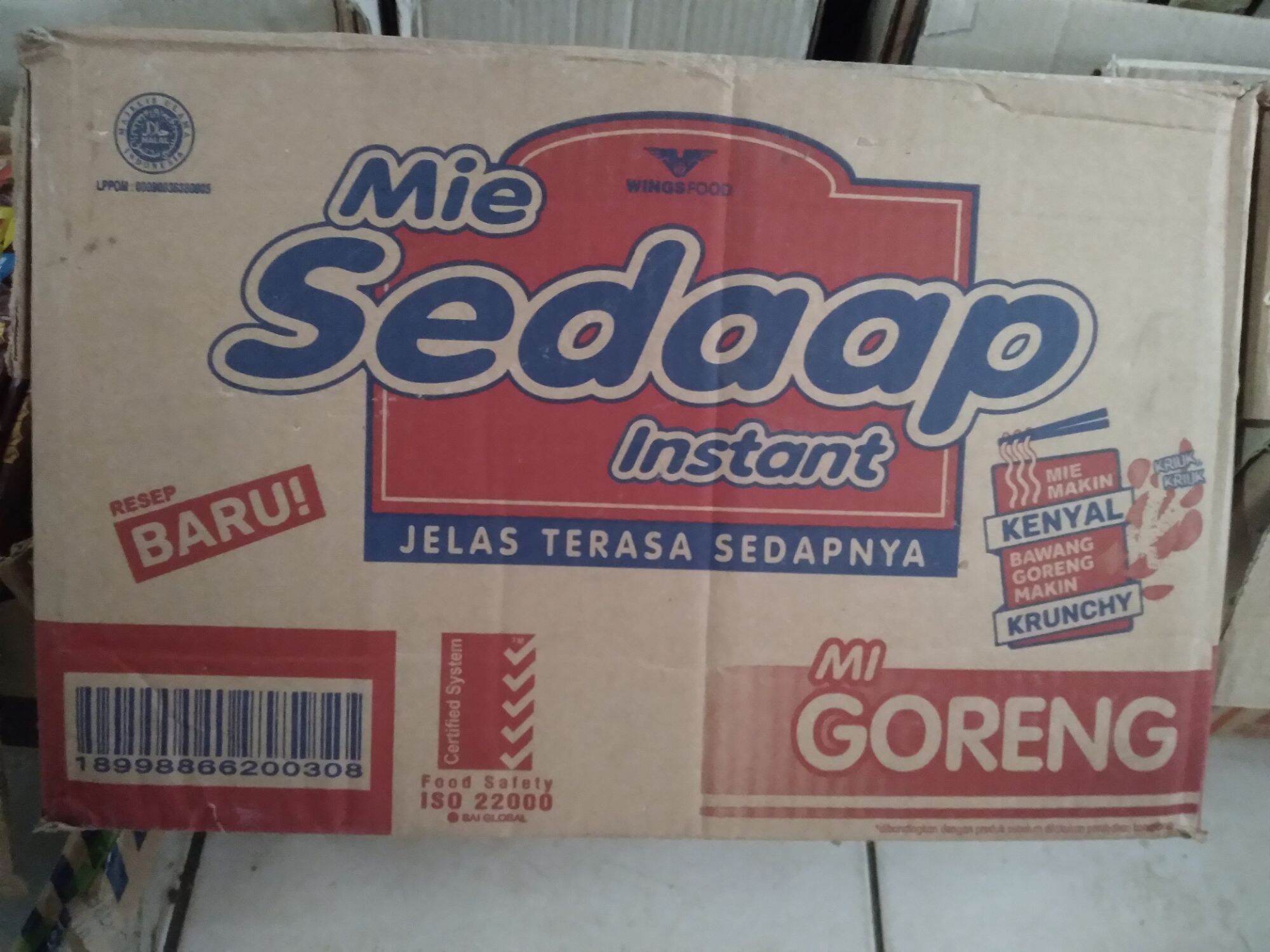 mie sedap instant mie goreng 1 dus isi 40 | Lazada Indonesia