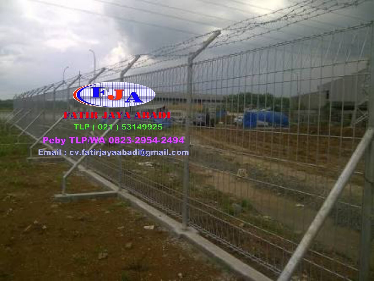 Pagar brc T 175 cm x L 240 cm diameter 8mm jenis hot dip galvanis ...