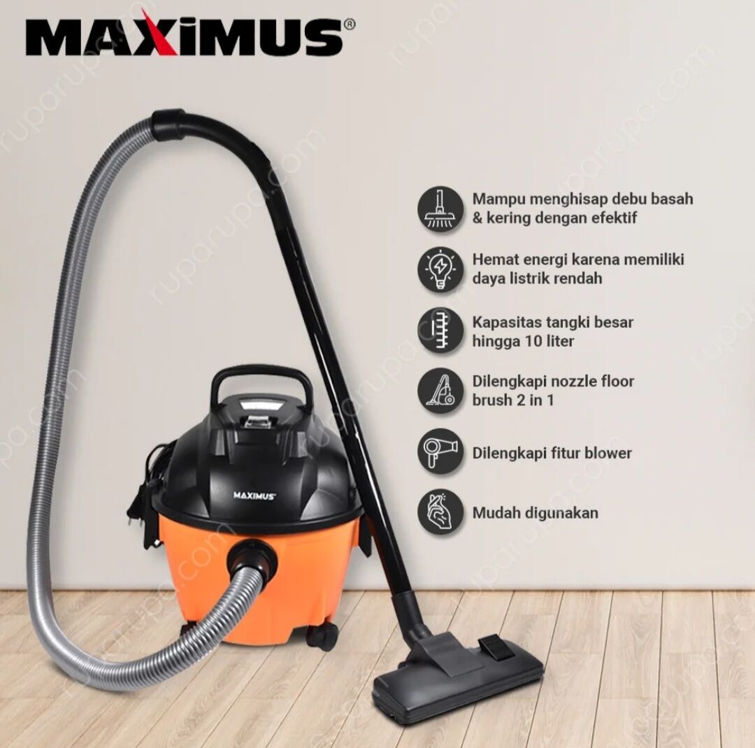 MAXIMUS Vacuum Cleaner Penghisap Debu Kering & Basah Dengan Blower ...