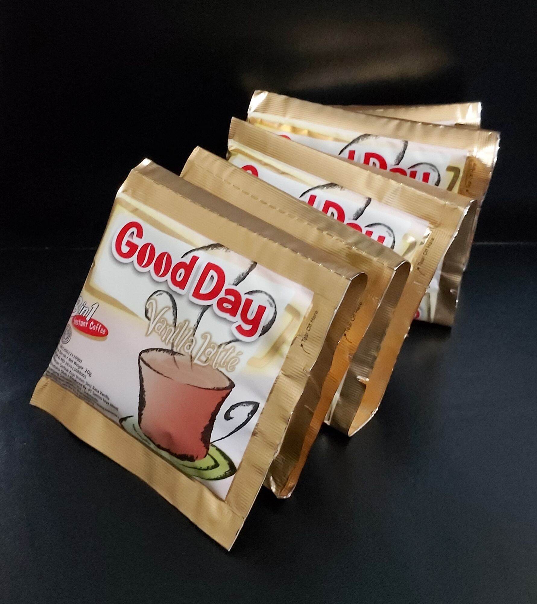 KOPI GOOD DAY VANILLA LATTE 20Gram (1 renceng isi 10 sachet) | Lazada ...