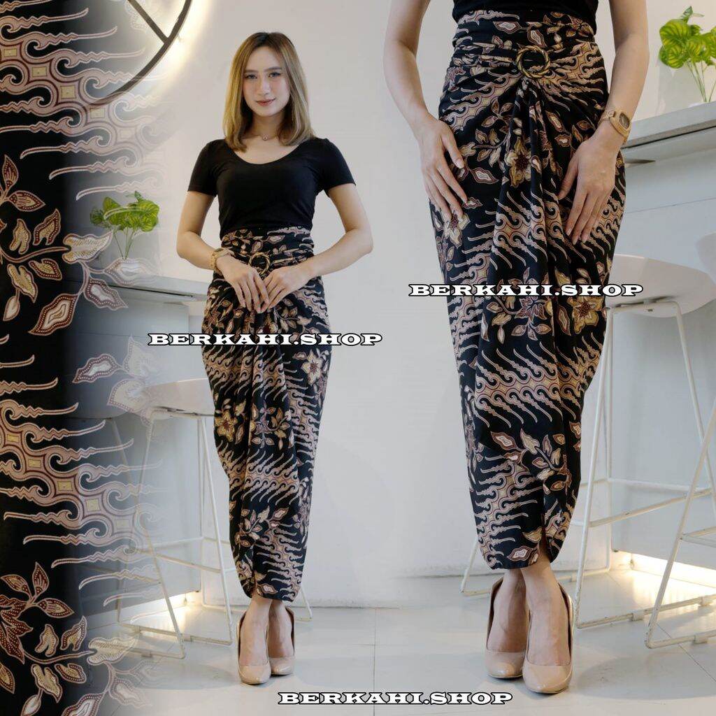 ROK LILIT BATIK MODEREN / ROK LILIT BATIK TERBARU / ROK LILIT / ROK SERUT / LILIT BATIK / ROK ...