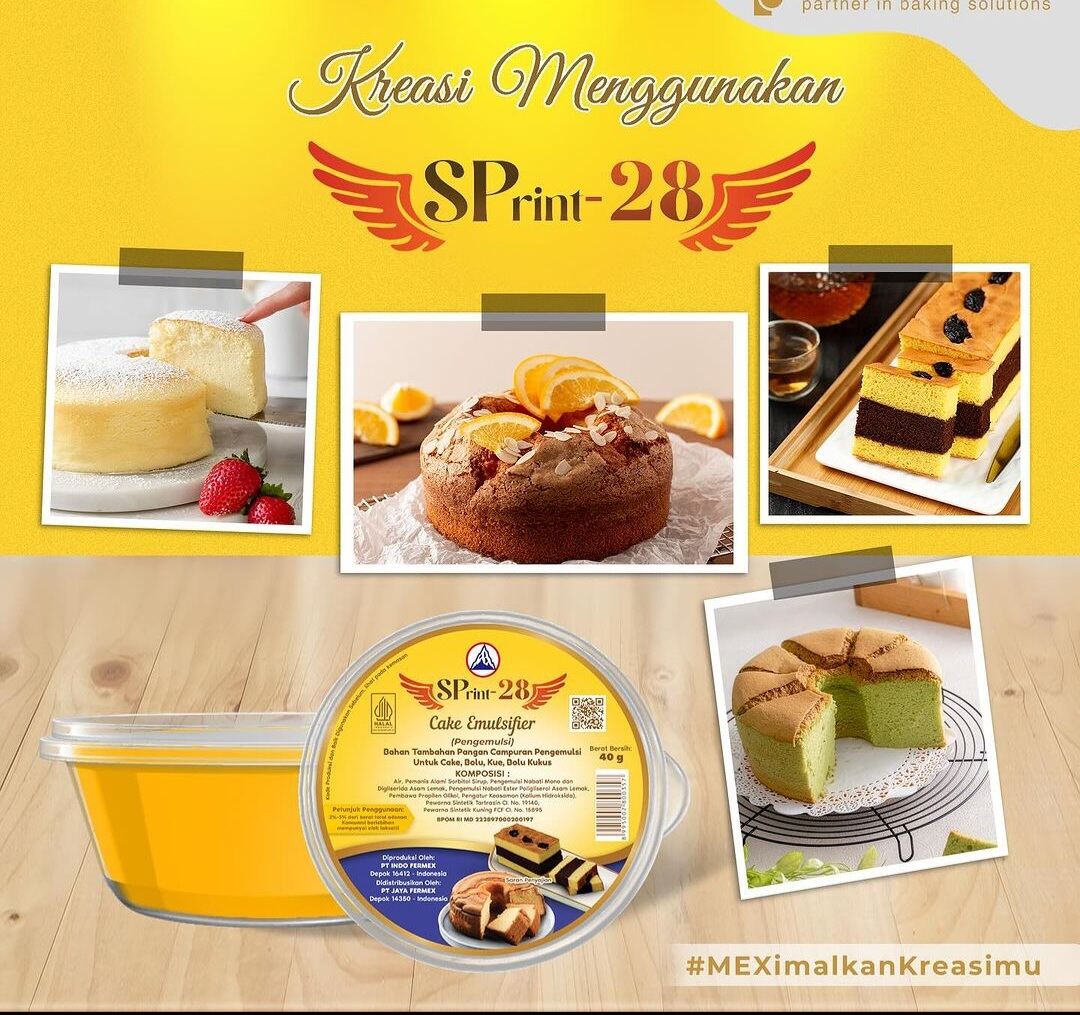 bahan kue sp sponge 28 sprint 40 gr | Lazada Indonesia