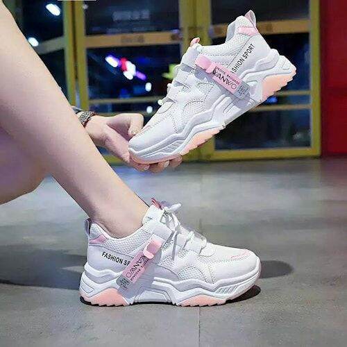 SEPATU SNEAKERS WANITA PUTIH SEPATU KOREA WANWO | Lazada Indonesia