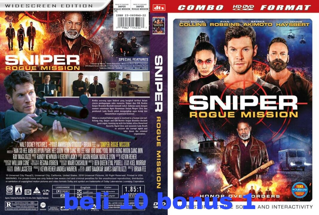 Kaset Dvd Film Action Barat 2022: SNIPER ROGUE MISSION | Lazada Indonesia