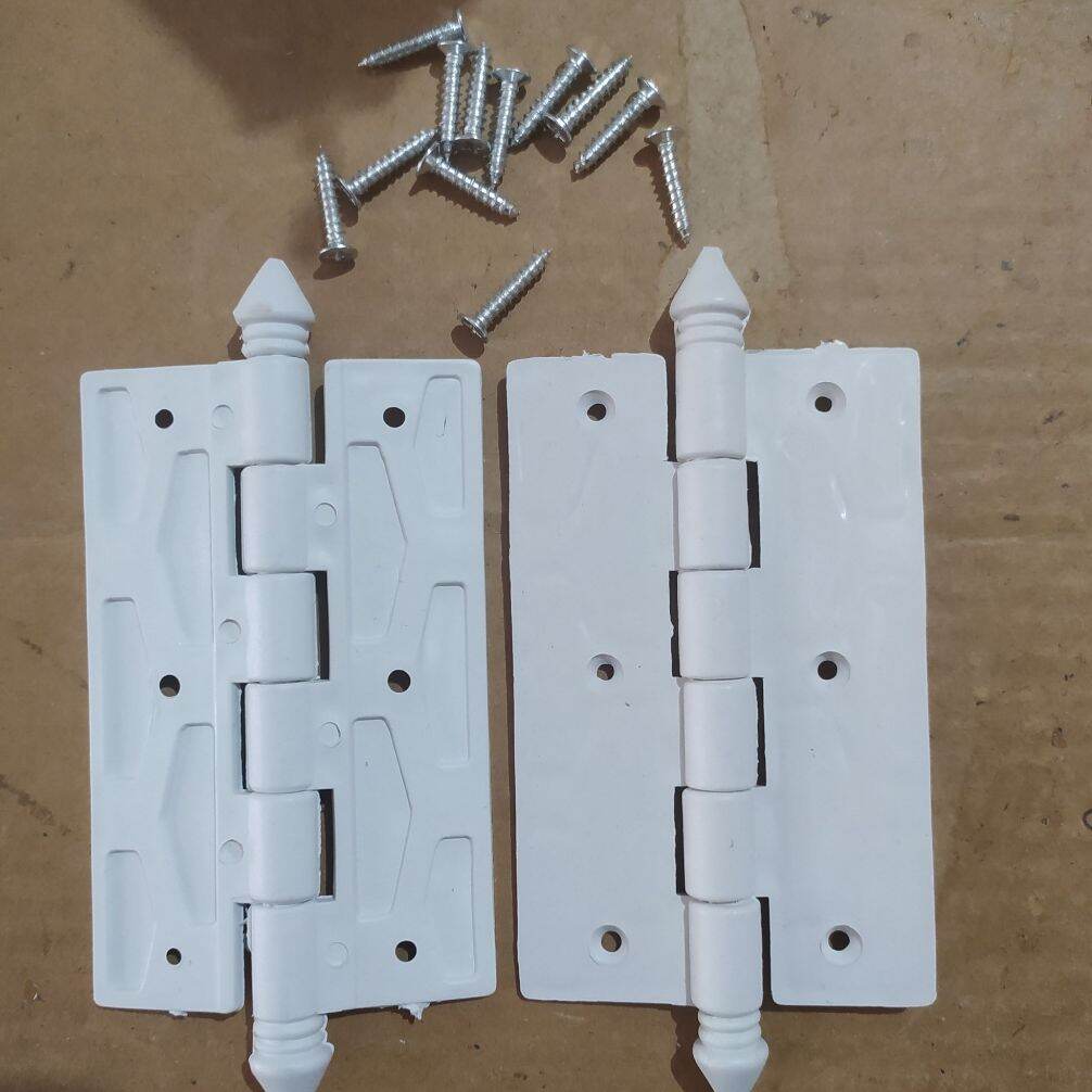 Engsel Plastik Pintu Kamar Mandi PVC 4" inch HARGA SEPASANG / Engsel ...