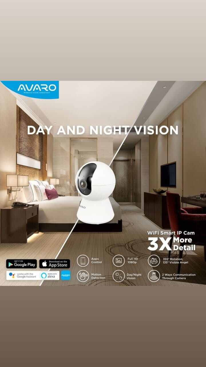 Smart Wifi Ip Cam Avaro 2MP | Lazada Indonesia