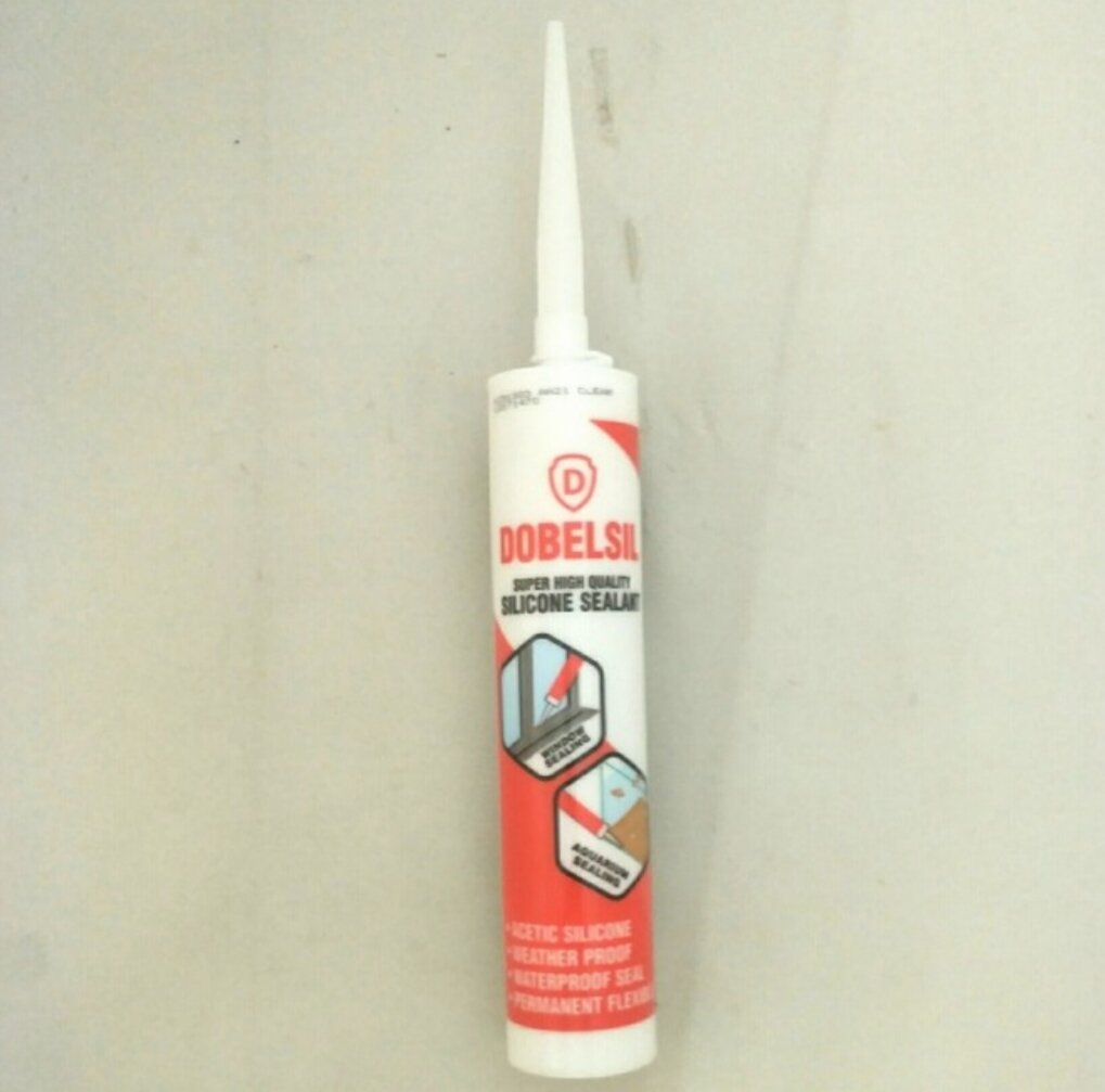 Lem kaca sealant clear 300ml Dobelsil, silicone sealant clear 300ml ...