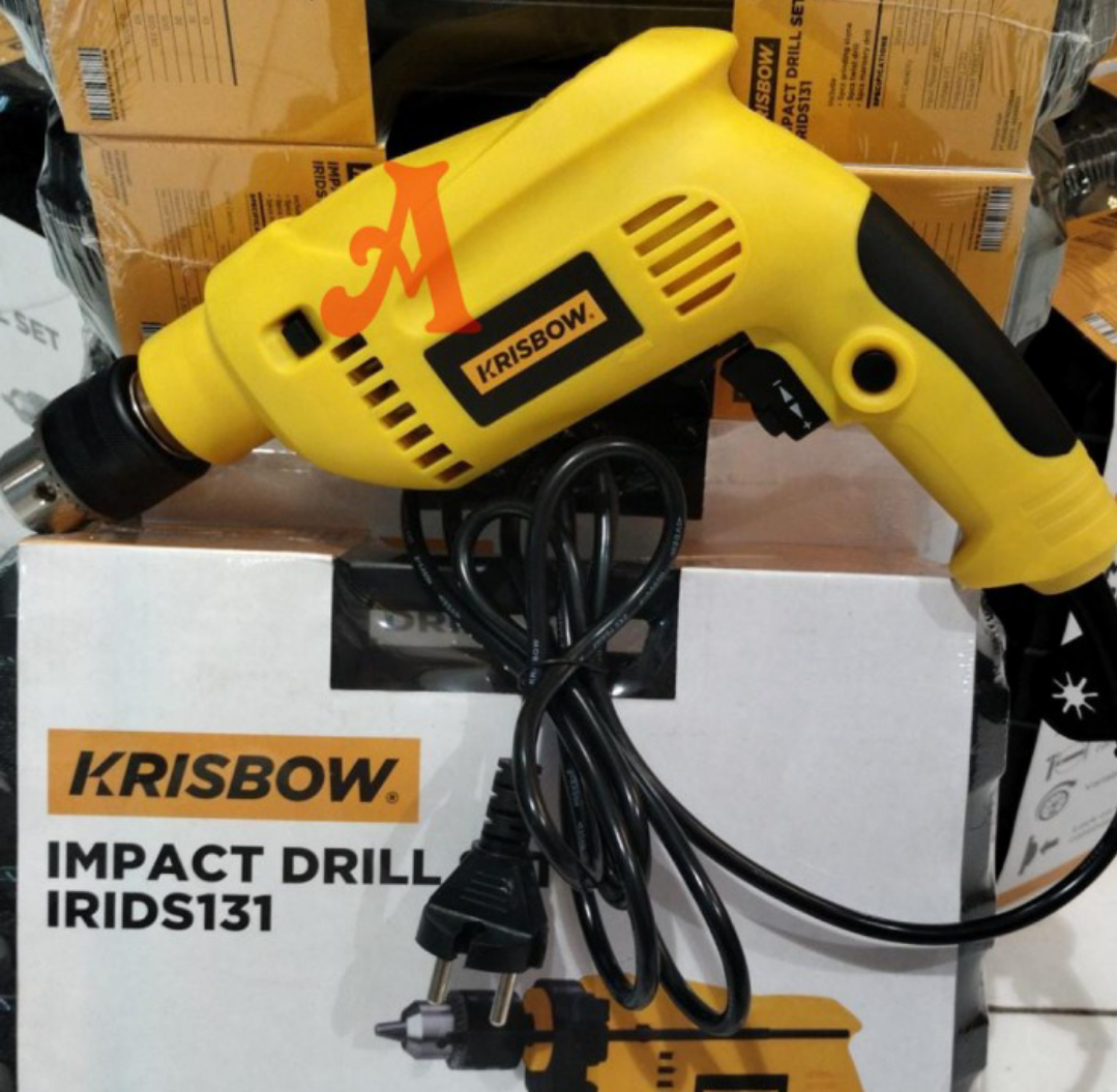 KRISBOW MESIN BOR TEMBOK IMPACT DRILL SET 21 PCS 13MM 500W | Lazada ...