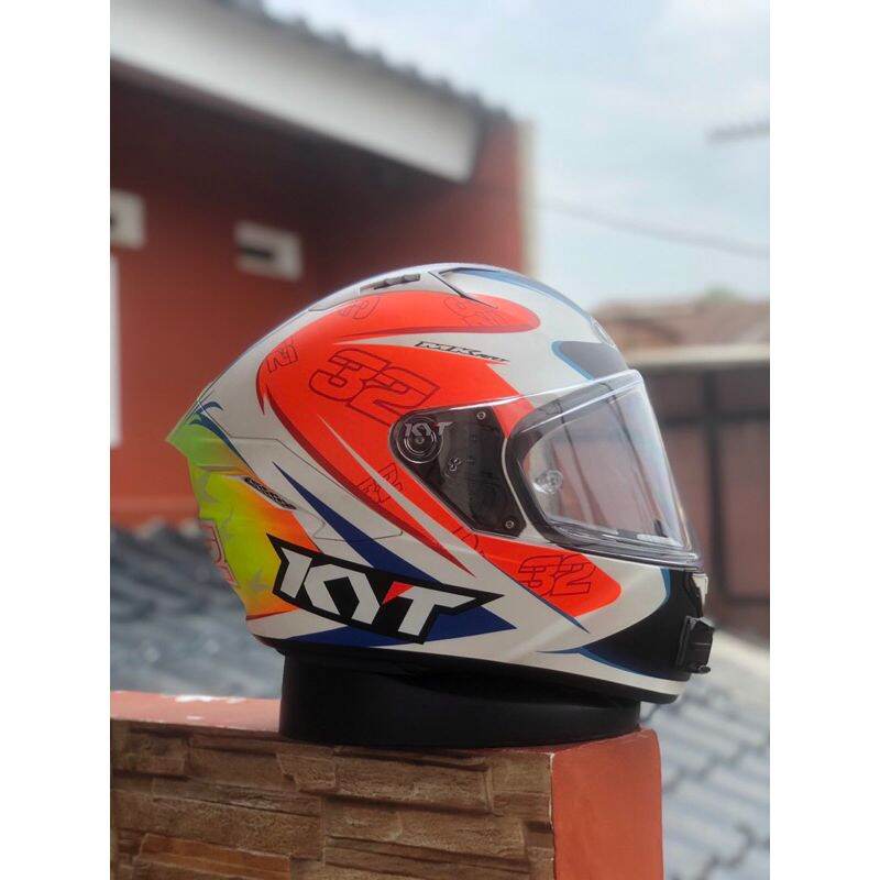 HELM KYT NFR ISAC VINALES DOBEL VISOR ORIGINAL | Lazada Indonesia