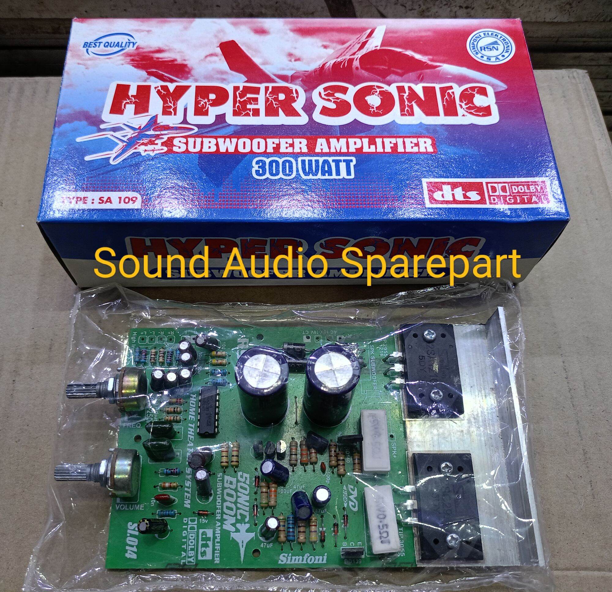 KIT AKTIF SUBWOOFER HYPER SONIC 300 WATT / KIT SUBWOOFER HYPER SONIC ...