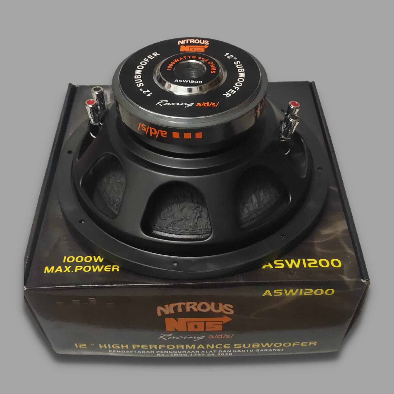 Subwoofer ADS 12 inch NOS ANS 1200 Doubel Coil | Lazada Indonesia