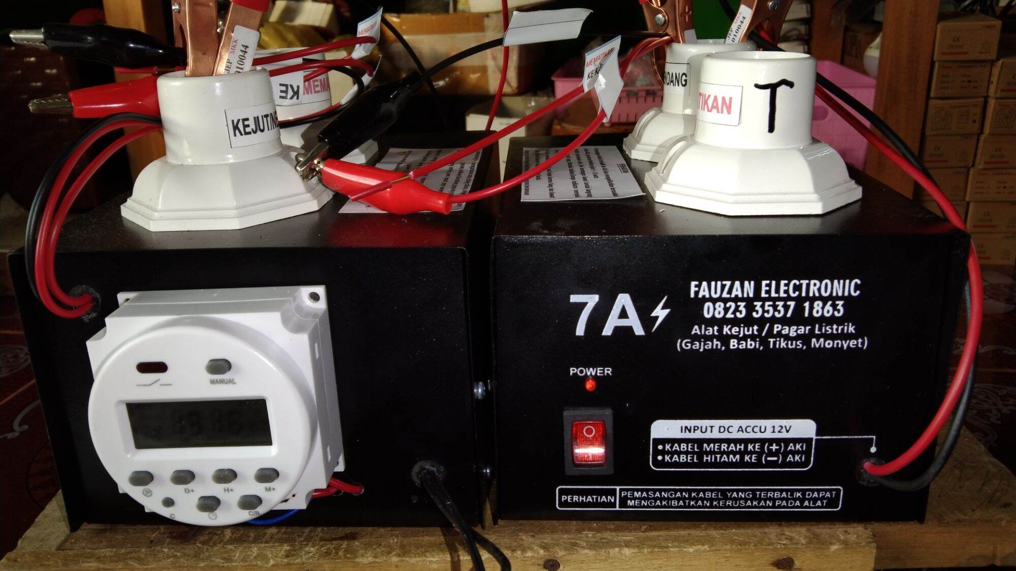 ALAT PEMANCAR ARUS SETRUM KEJUT BABI TIKUS GAJAH MONYET 3150watt PAGAR ...