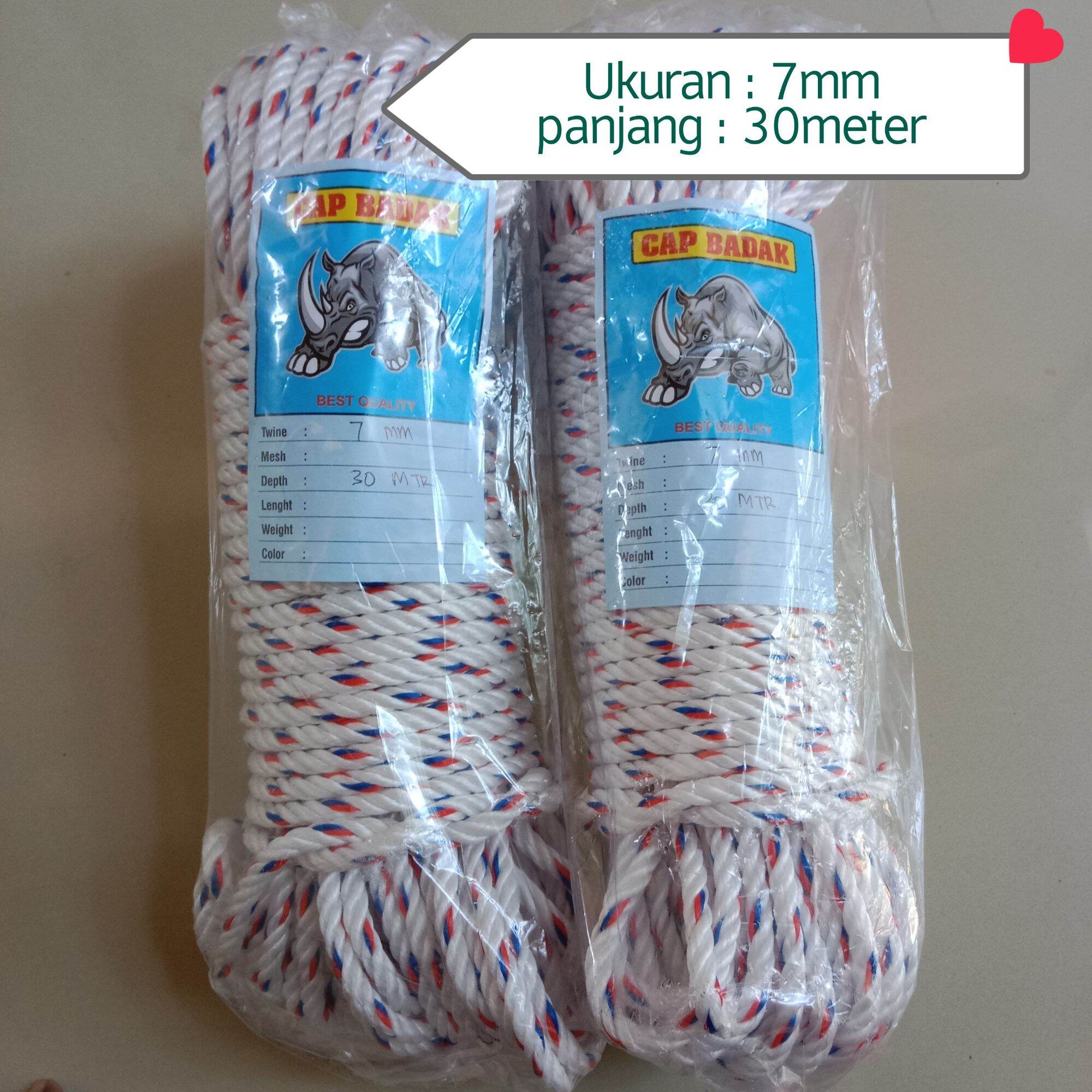 Tali Tampar Tali Ikat Tali Tambang Ukuran: 7mm Panjang: 30Meter ...
