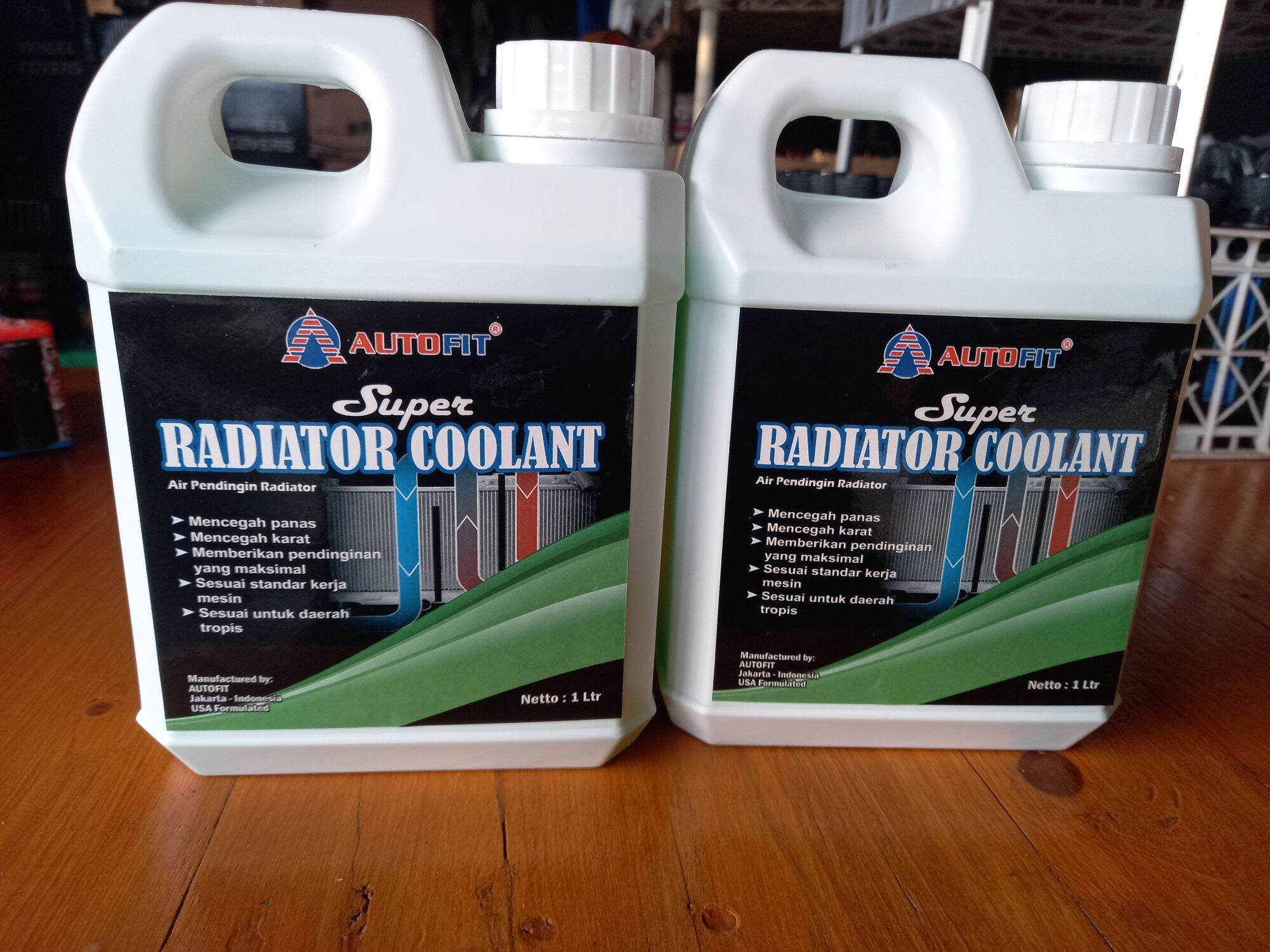Radiator Coolant hijau Autofit 1 liter Super air pendingin radiator ...
