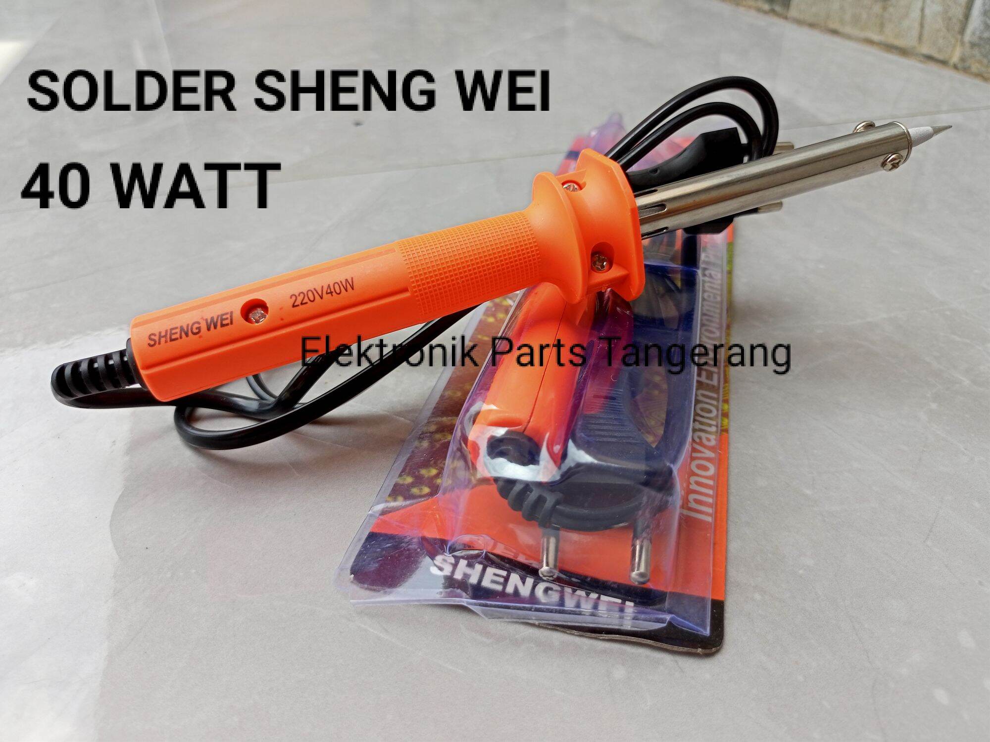 SOLDER LISTRIK 40W SHENG WEI SOLDER 40 Watt ALAT SOLDER 40WATT SOLDER ...