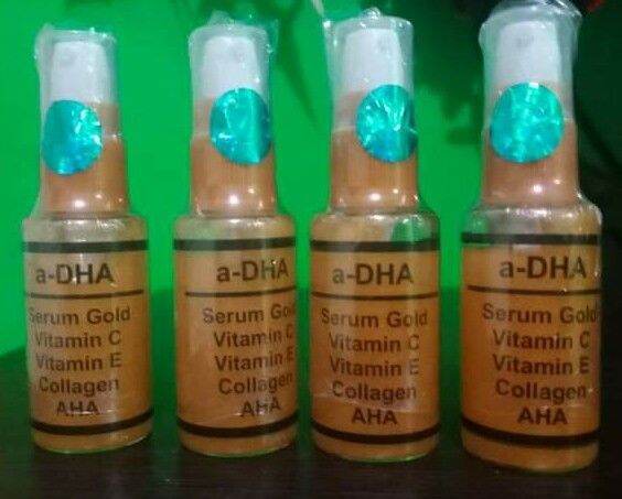 serum DHA gold ..botol kaca | Lazada Indonesia