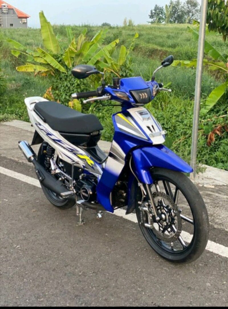stiker stripping fiz fizr f1z f1zr full clutch 2004 biru putih custom ...