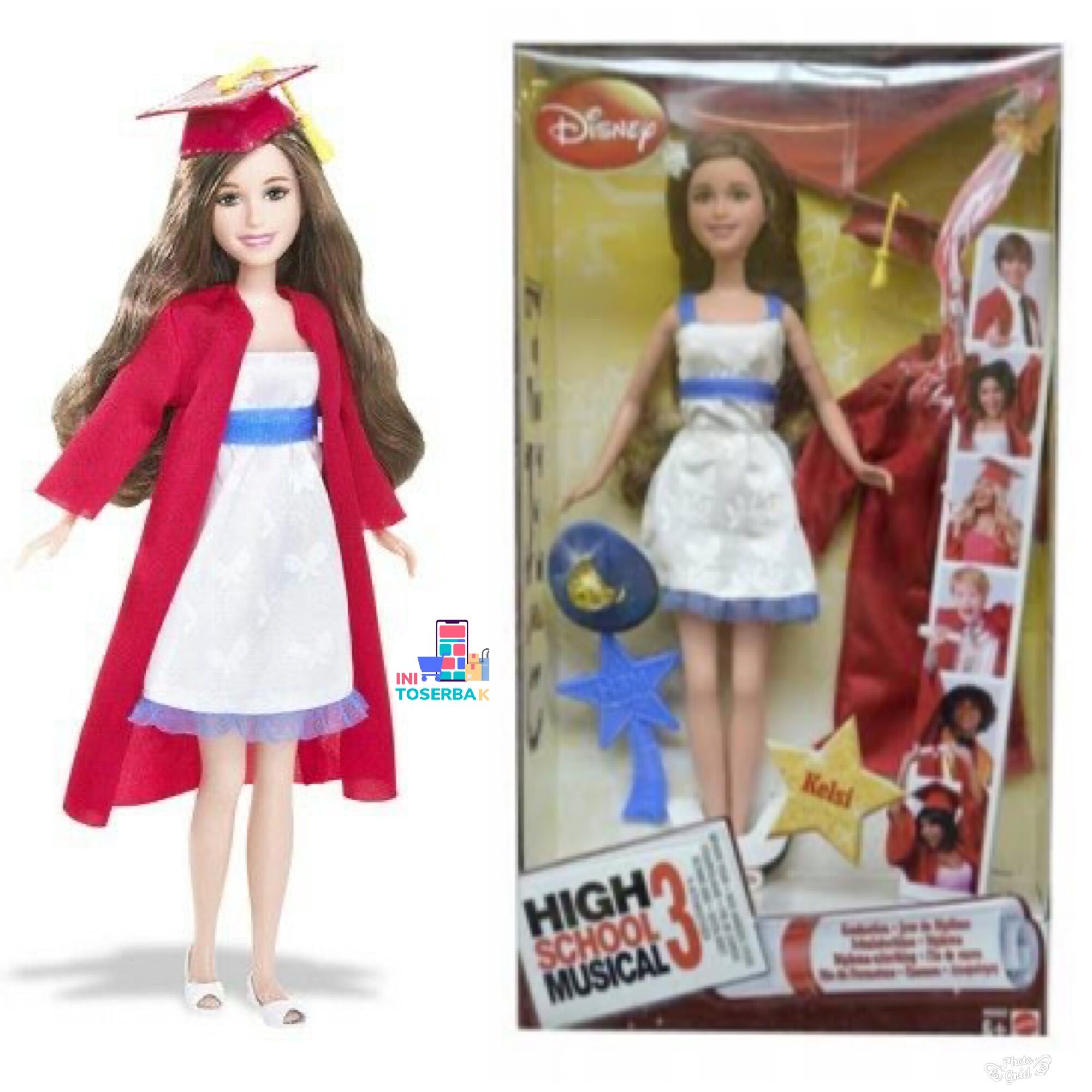 BARBIE HIGH SCHOOL MUSICAL 3 GRADUATION DAY KELSI SHARPAY GABRIELLA ...