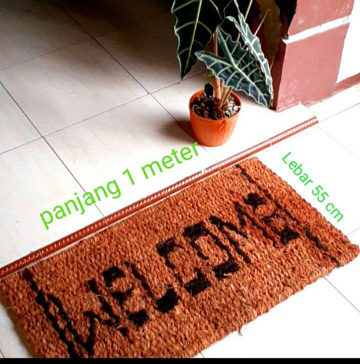 keset welcome panjang 1 meter | Lazada Indonesia