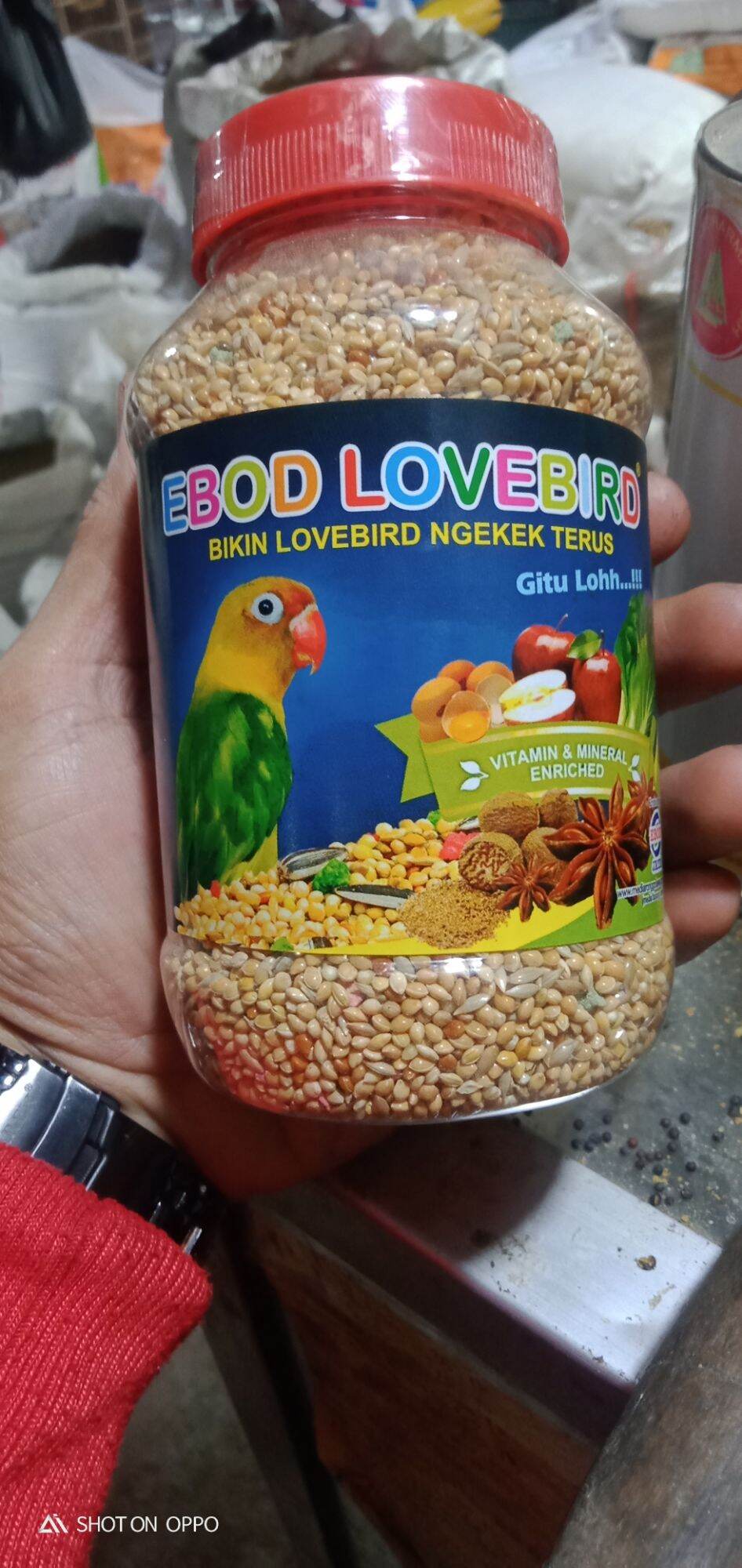PAKAN BURUNG EBOD LOVEBIRD MILET PAKAN LOVEBIRD KENARI PERKUTUT ...