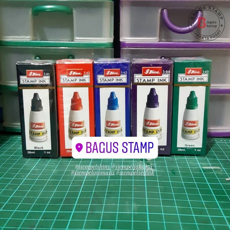 Tinta Stempel Shiny Self Ink Stempel Otomatis | Lazada Indonesia