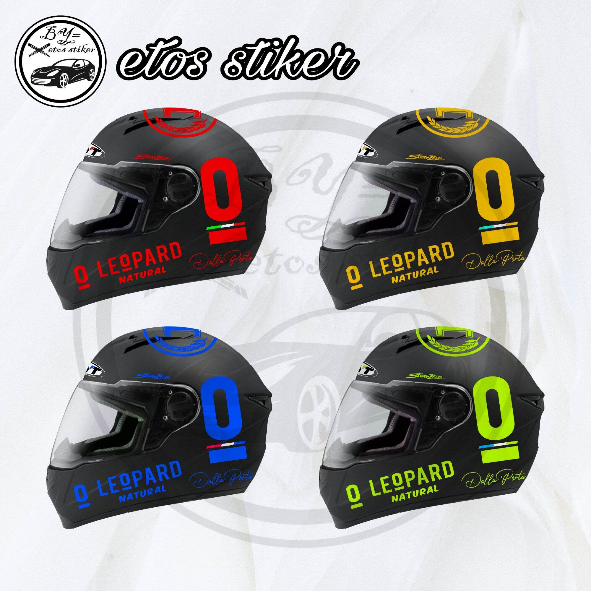 Stiker Helm LEOPARD Sticker Cutting | Lazada Indonesia