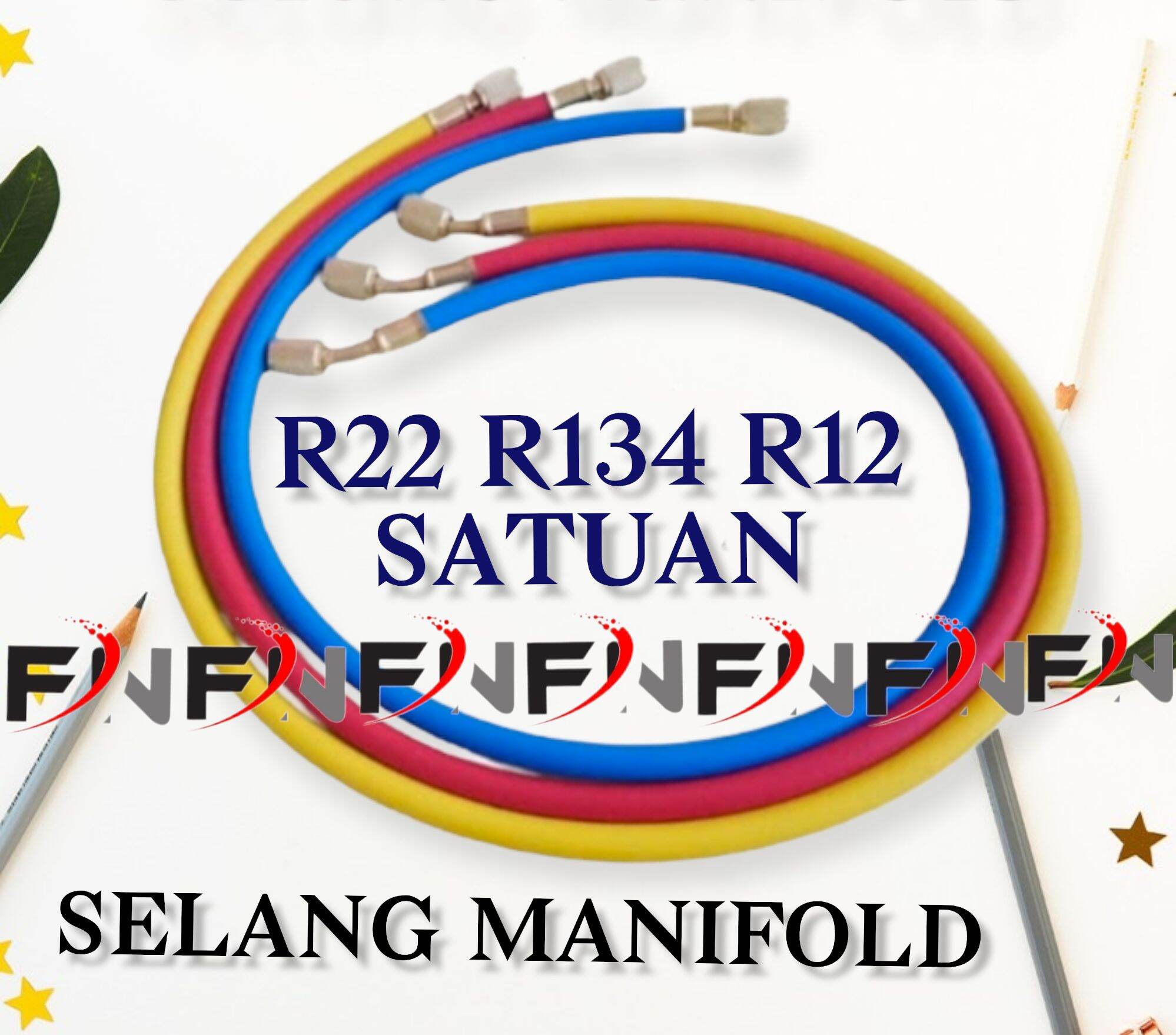 Selang manifol R22 / selang pengisian freon r134 / slang manifold r22 ...