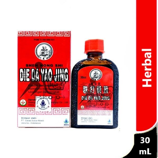 SHEN NONG SHI DIE DA YAO JING 30 mL - obat tetes herbal untuk luka ...