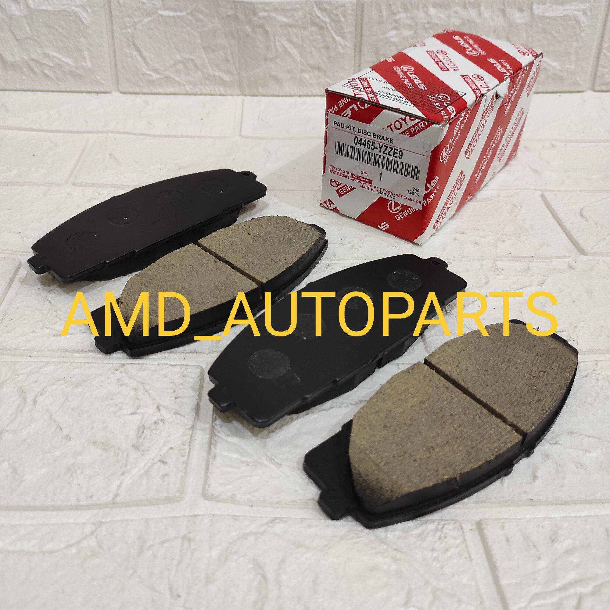 kampas rem depan hiace brake pad depan hiace commuter 1 set | Lazada ...