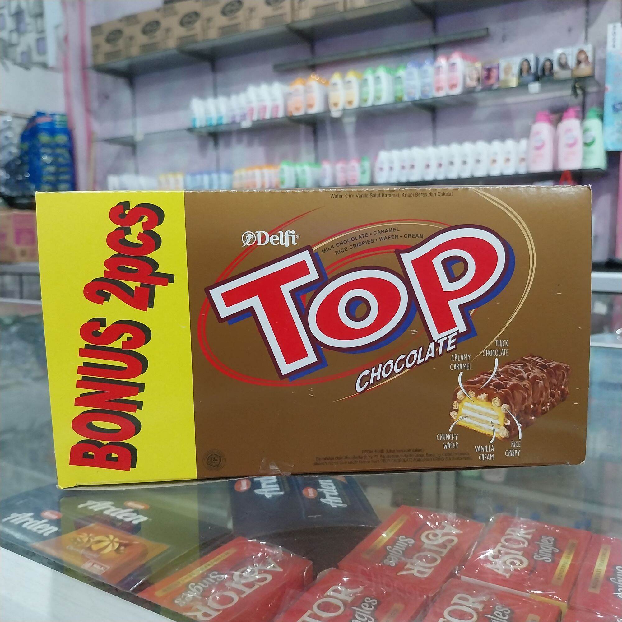 TOP WAFER SNACK DELFI 1 BOX 9gr 24Pc | Lazada Indonesia