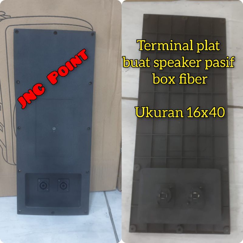 Plat Belakang Box Fiber 16x40 / Terminal tutup Belakang Speaker Model ...