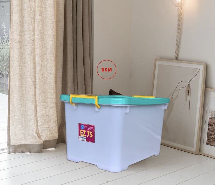 EZY CONTAINER BOX CB 75 LITER KOTAK/TEMPAT PENYIMPANAN WADAH PLASTIK ...