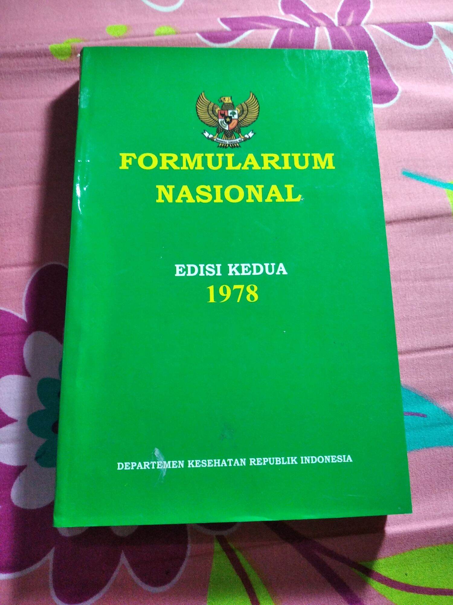 Buku Formularium nasional edisi kedua 1987 | Lazada Indonesia