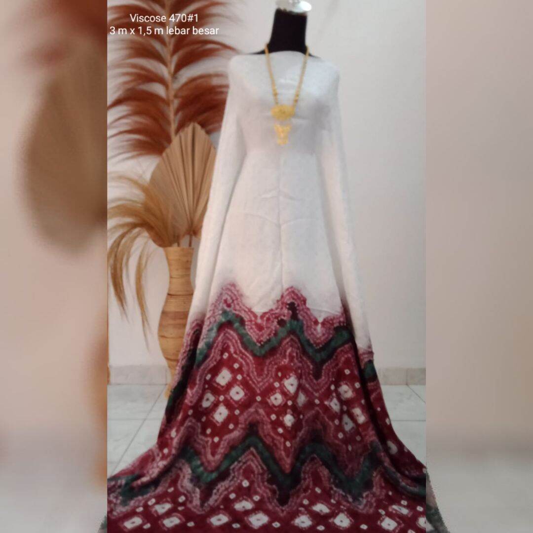 Kain Jumputan Khas Palembang 3 Meteran Bahan Dasar Batik Jemputan ...