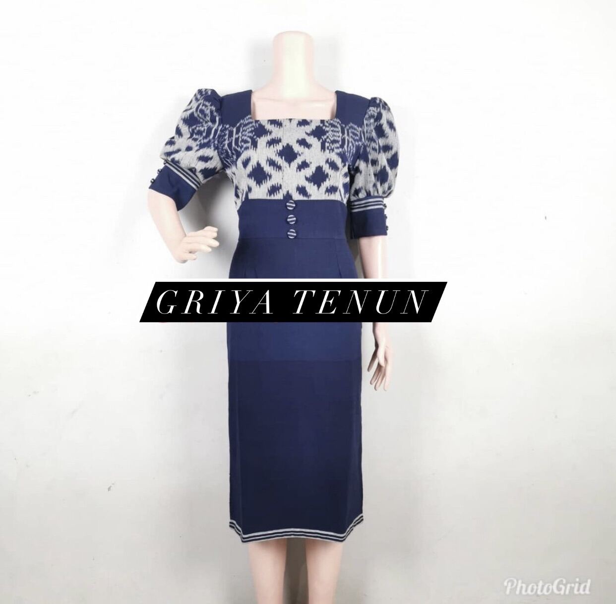 Meri Dress Tenun-Dress kerja-Dress pesta-Dress Kondangan | Lazada Indonesia