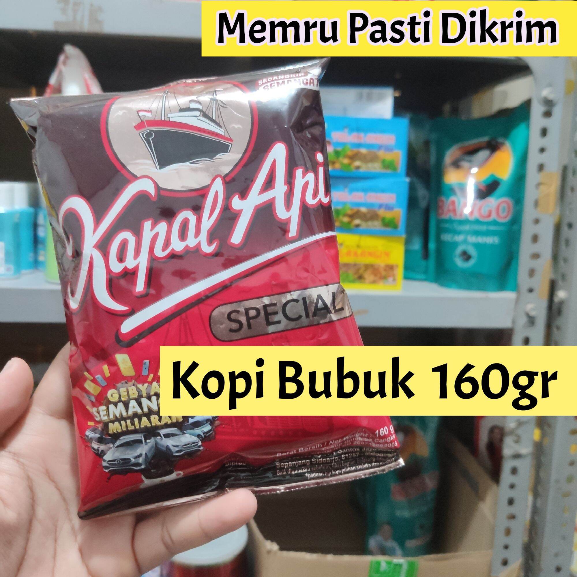 Kapal Api 160gr Kapal Api Kopi Bubuk Tanpa Gula Kopi 160gr | Lazada ...