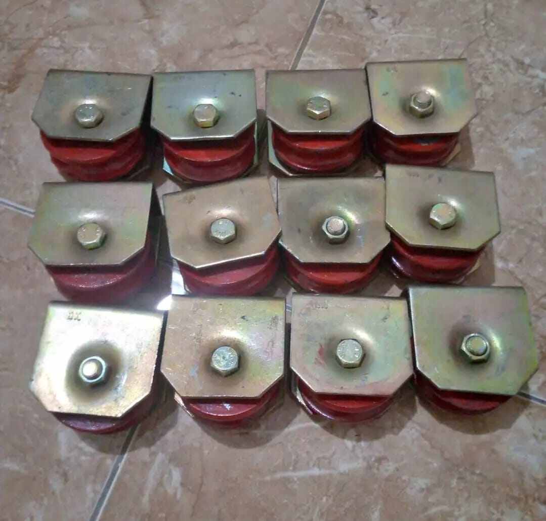RODA PAGAR COR SUPER REL BULAT / RODA PAGAR BESI GERBANG/ PINTU BESI ...