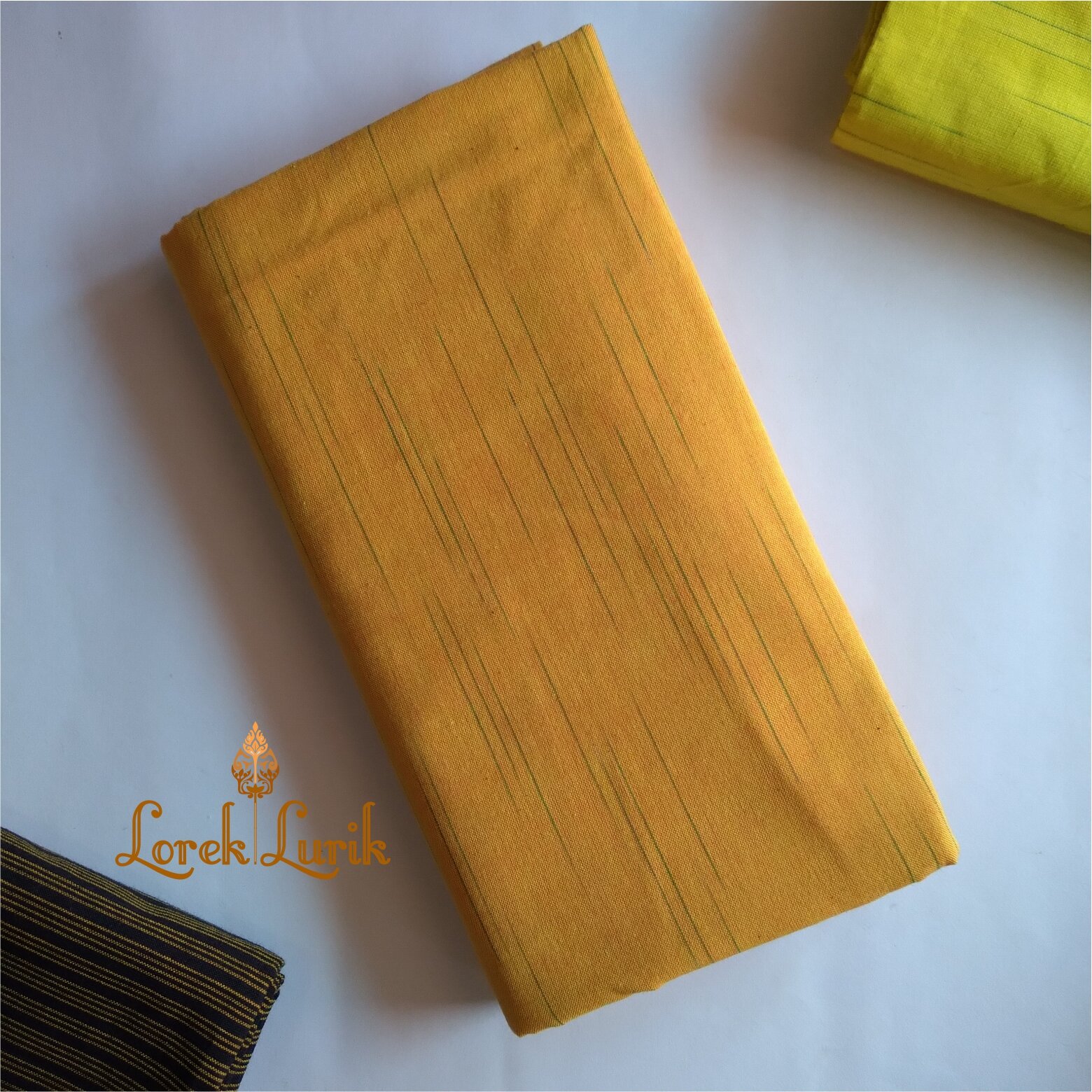 Kain Lurik Gerimis Kuning Kunyit / Lurik Kuning Bahan Kebaya Baju Adat ...