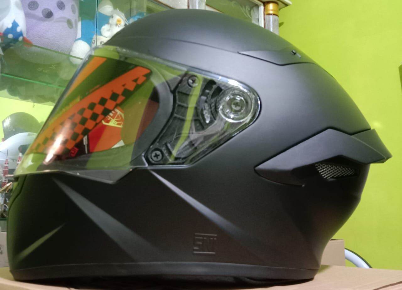 HELM FULL FACE KBR TTC/TT COURSE/TT ISLE PAKET GANTENG BERLISENSI SNI ...