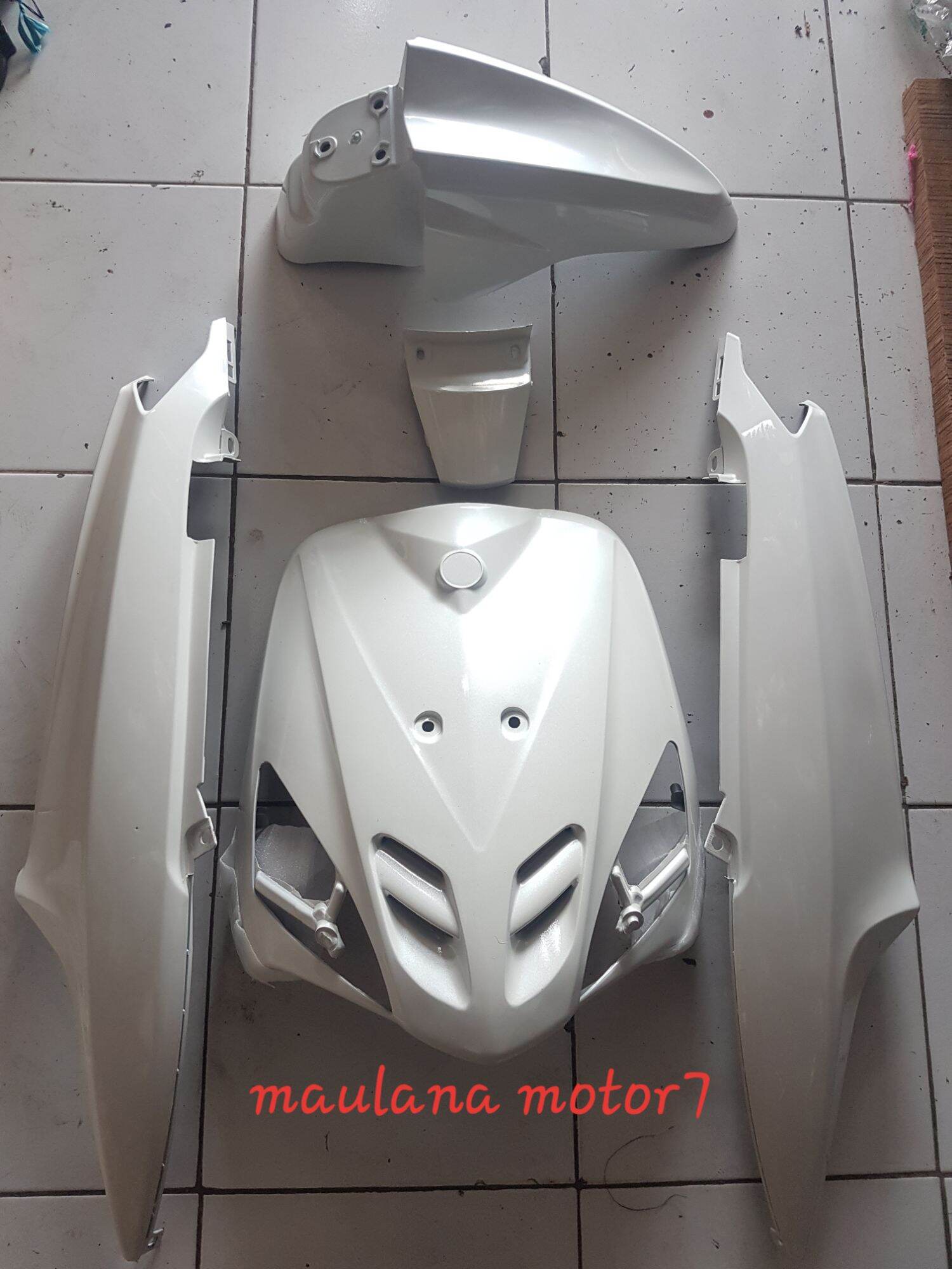 Cover body full halus motor MIO SPORTY warna PUTIH | Lazada Indonesia
