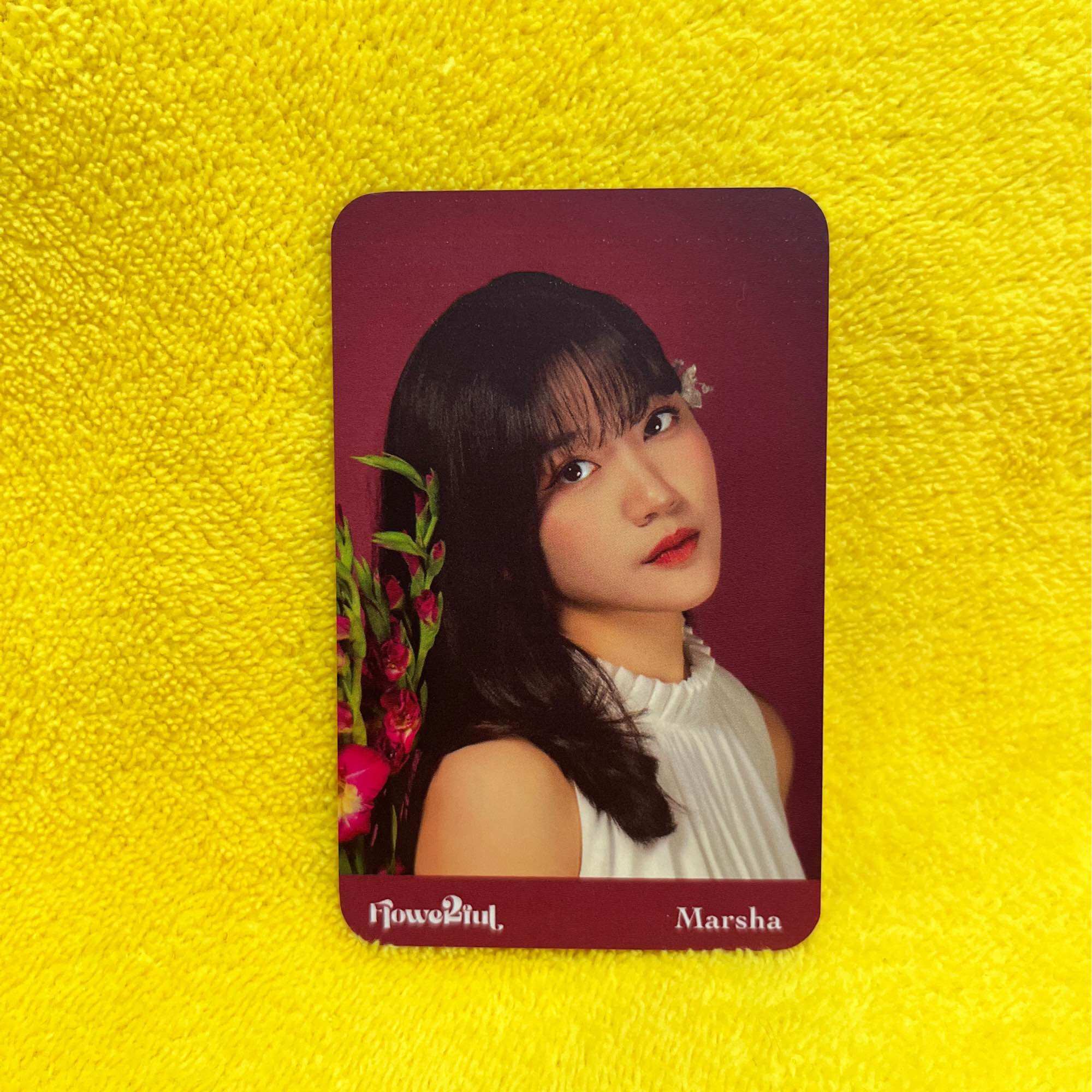 photocard jkt48 MARSHA flowerfull official | Lazada Indonesia