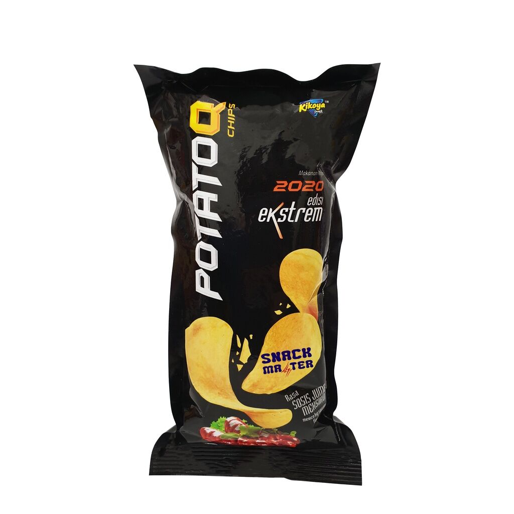 POTATO Q ISI 10 PCS, CHIPS KERIPIK KENTANG NETTO -28 GR ALL VARIAN | Lazada Indonesia