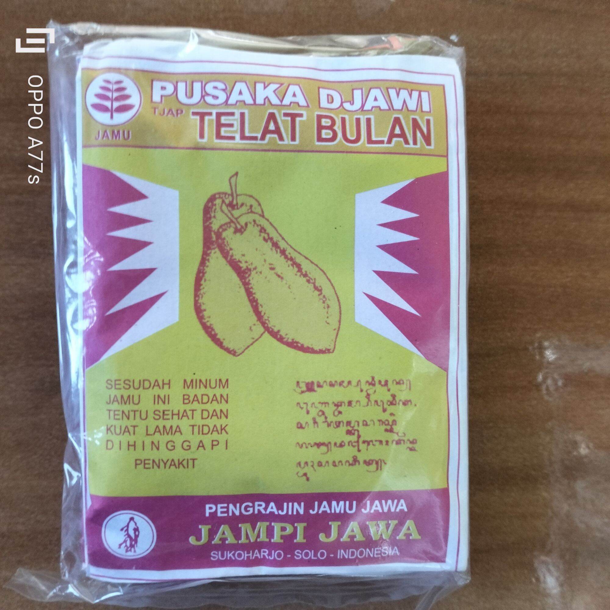 jamu terlambat bulan kates jawa asli isi 10sachet | Lazada Indonesia