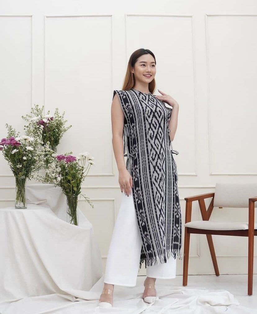 [ READY STOCK ] Longvest Tora Tenun Ikat Troso- Baju Tenun Ikat Jepara | Lazada Indonesia