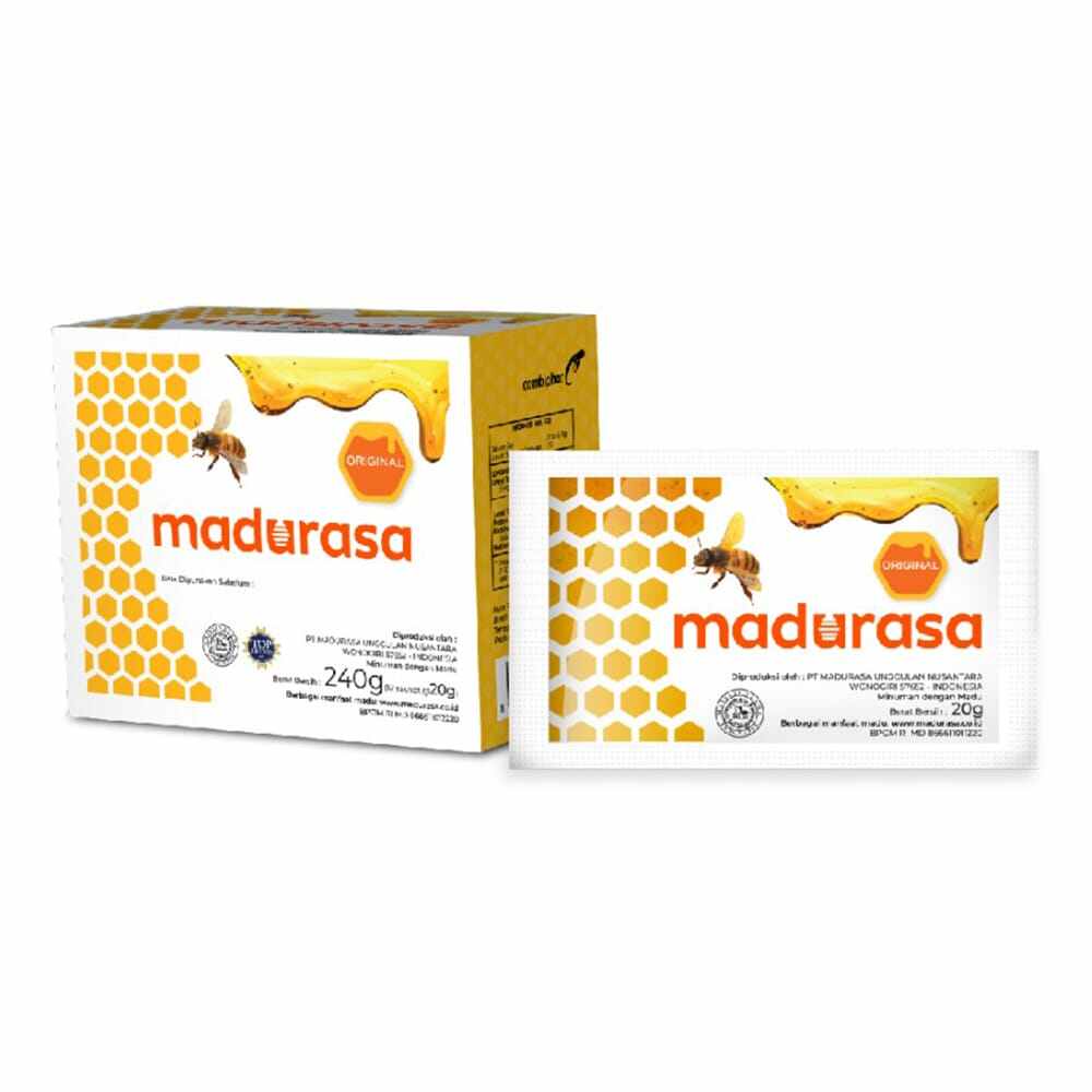 Madurasa Minuman dengan Madu Original (1 box/12 sachet) | Lazada Indonesia
